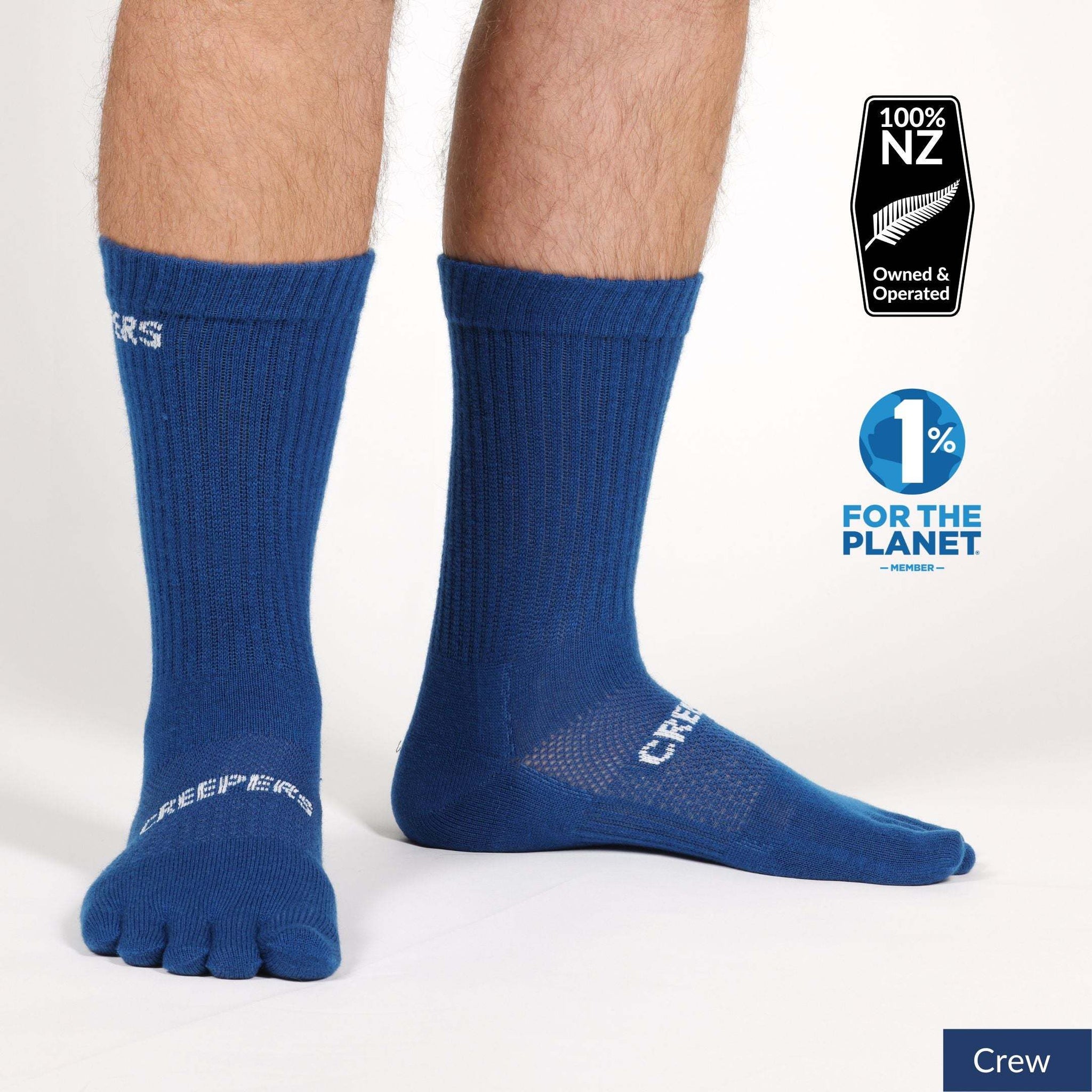 Creepers Merino Toe socks | Limited Edition #3: BLUE toe socks ...