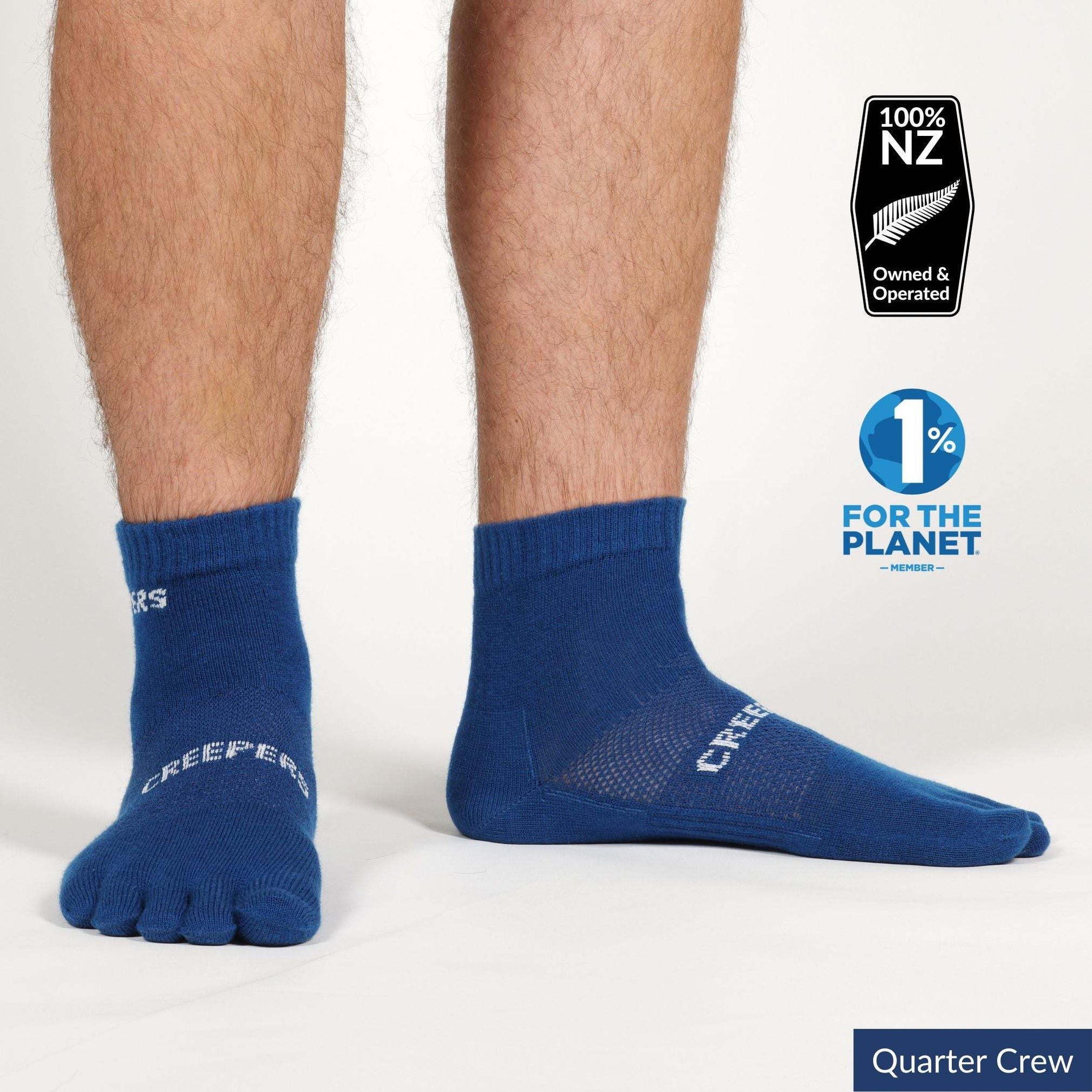 Creepers Merino Toe socks | Limited Edition #3: BLUE toe socks ...